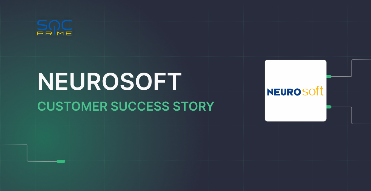Neurosoft | SOC Prime | Customer Success Story