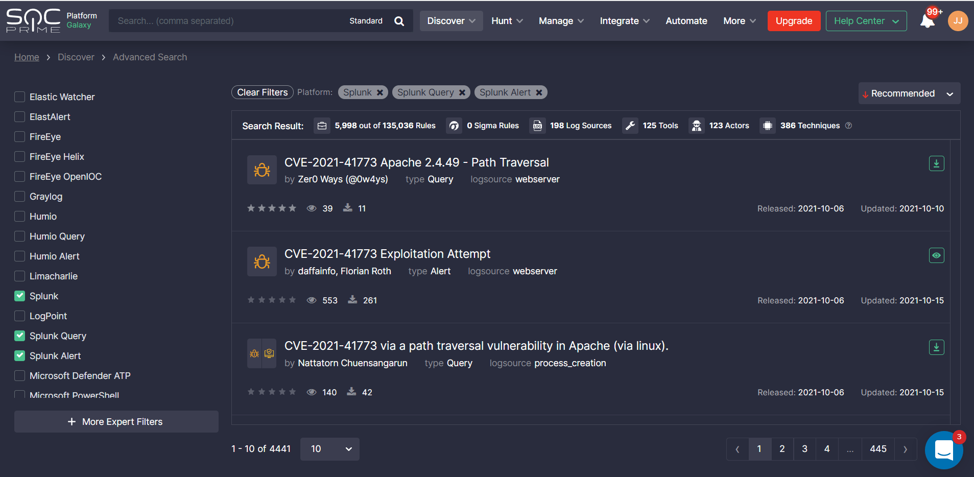 SOC Prime CCM App for Splunk Now Vetted for Splunk Cloud Platform