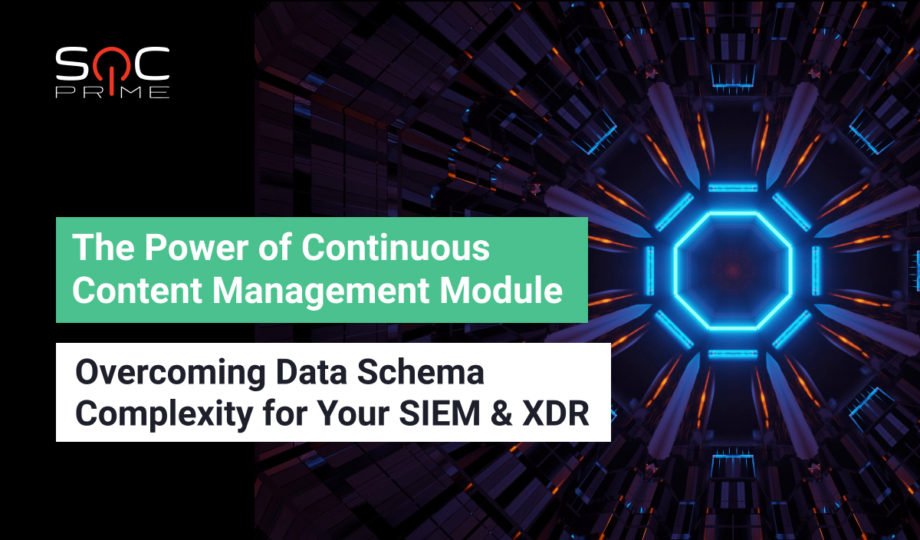 Overcoming Data Schema Complexity for Your SIEM & XDR with the SOC ...