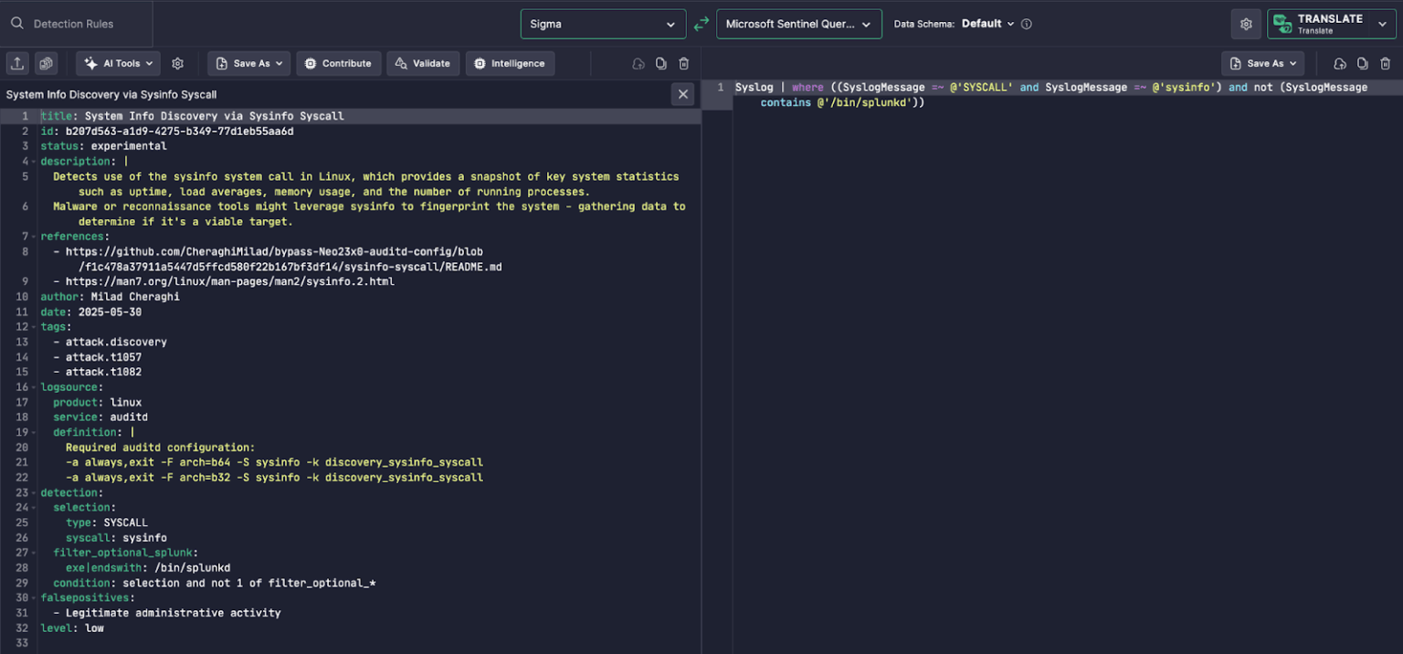 Detect Linux Reconnaissance in Microsoft Sentinel with Sigma-to-KQL ...