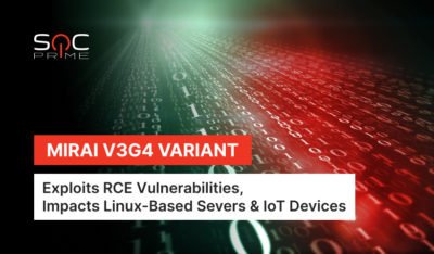 Mirai Variant V3G4 Detection: New Botnet Version Exploiting 13 Vulnerabilities to Target Linux ...