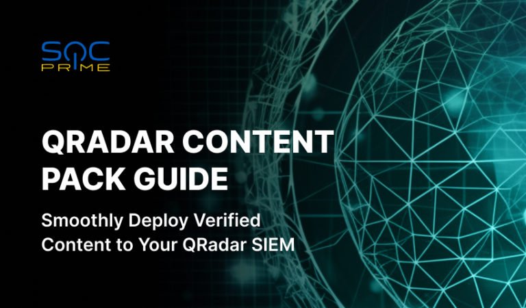Installing and Configuring Content Packs for QRadar - SOC Prime