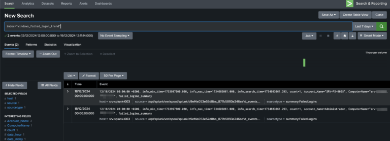 Splunk Using Collect Command For Creating New Events In A New Index Soc Prime
