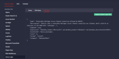 Sumo Logic Integration with Threat Detection Marketplace | SOC Prime