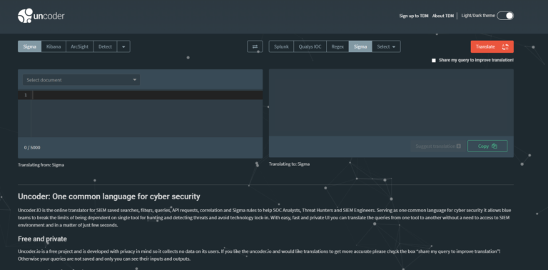 Uncoder for Flexible Threat Detection: From Cloud to Air-Gapped Networks | SOC Prime