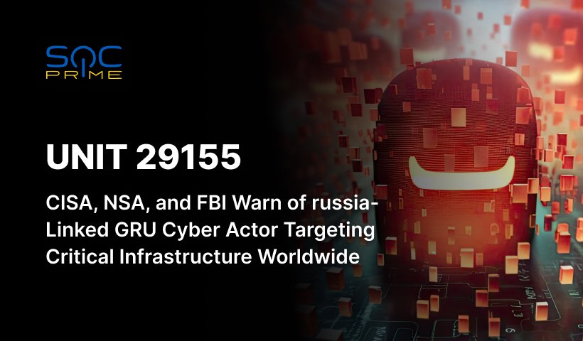 Unit 29155 Attacks Detection: russia-Affiliated Military Intelligence ...