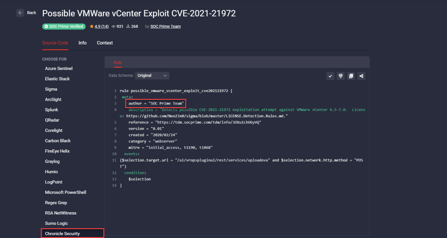 Boost Your Google Chronicle Platform with SOC Prime Detection Rules ... Boost Your Google Chronicle Platform with SOC Prime Detection Rules ...