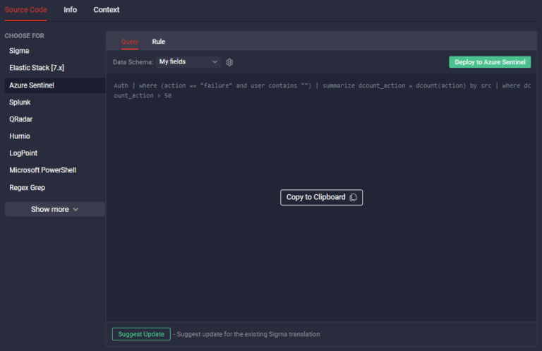 Custom Fields Mapping - SOC Prime
