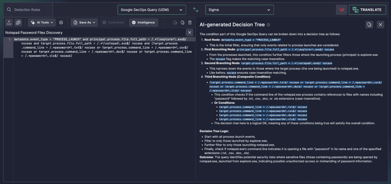 Uncoder AI Maps Password Discovery in Google SecOps