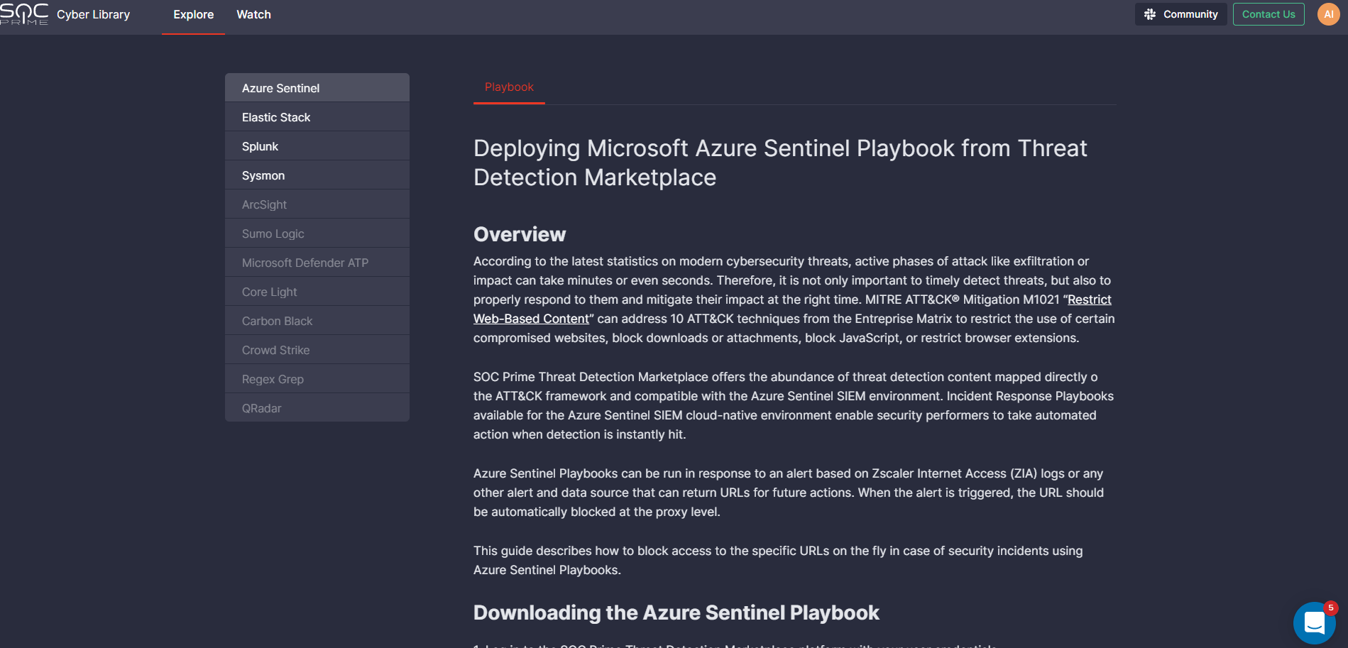 SOC Prime’s Detection as Code Platform Is Now Available In Microsoft ...