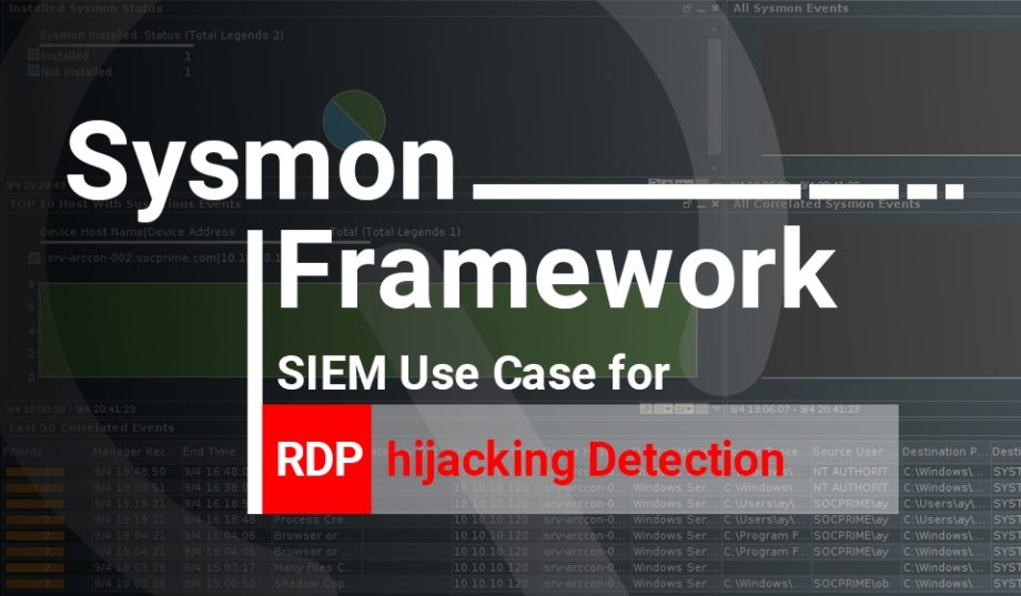 Detection of RDP Hijacking | SOC Prime
