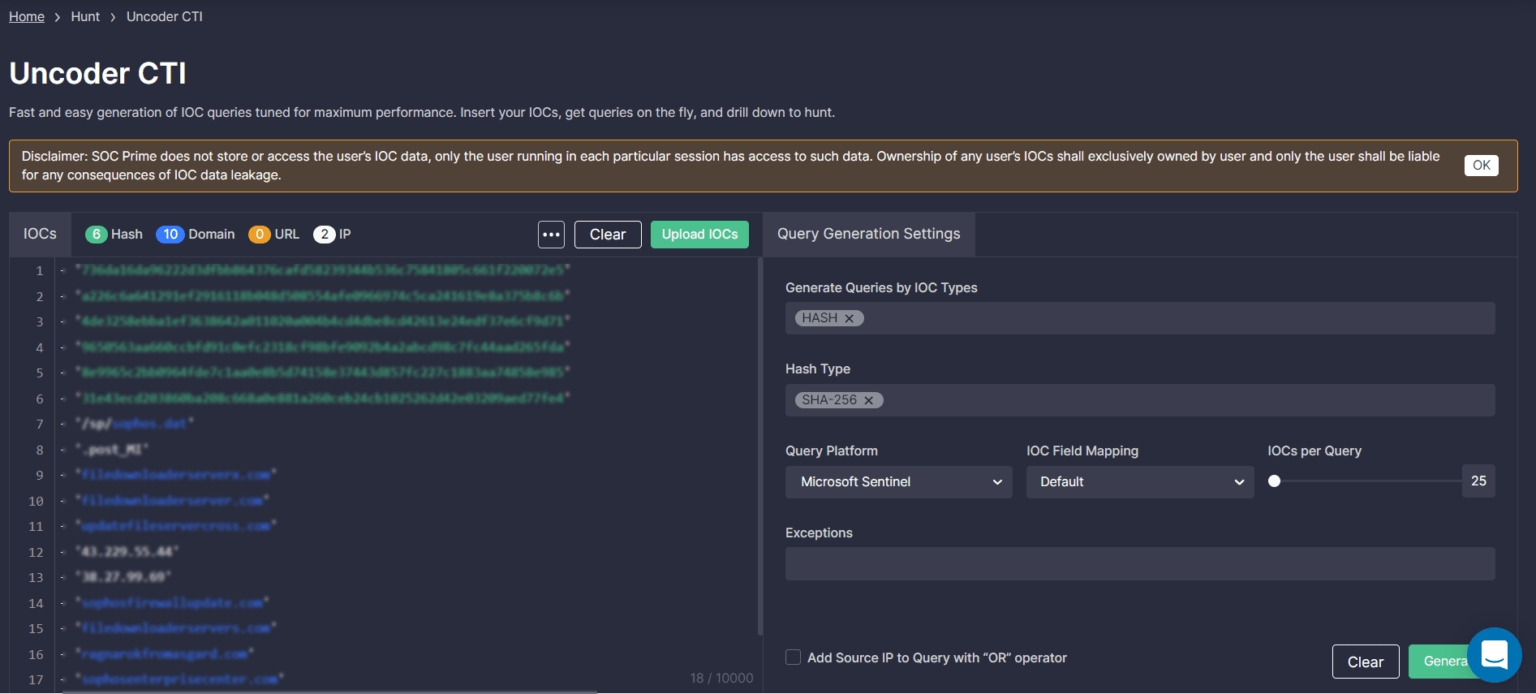 SOC Prime Unlocks Free Access to Uncoder CTI | SOC Prime